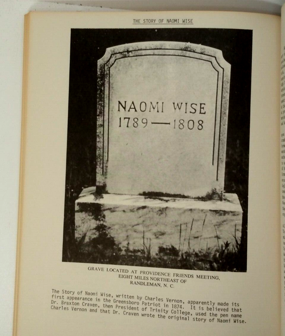 The Randolph Story with The Story of Naomi Wise Supplement- North ...