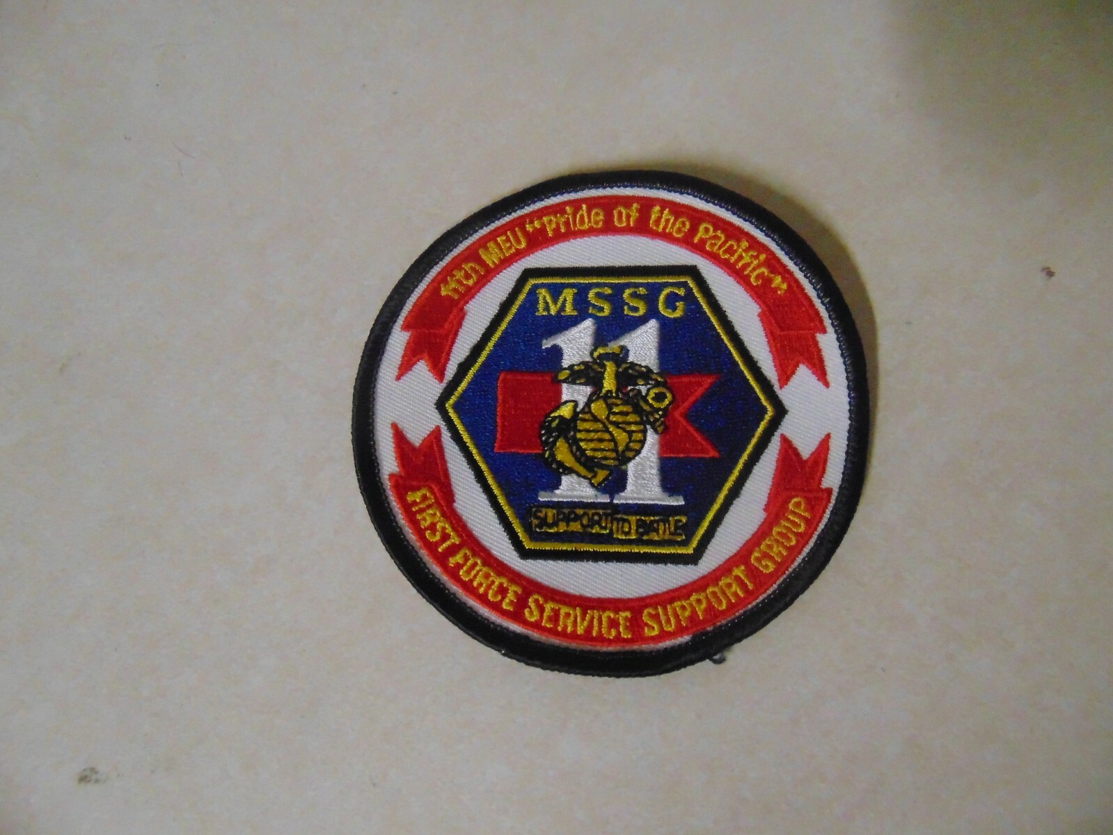 MILITARY PATCH 11TH MEU "PRIDE OF THE PACIFIC" FIRST FORCE SERVICE ...
