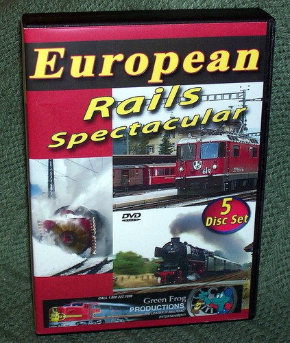 20305 TRAIN VIDEO DVD BOX SET "EUROPEAN RAILS SPECTACULAR" 5-DISC | eBay