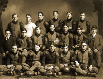 1905 Kansas State University Football Team Vintage Old Photo 8.5" x 11 ...
