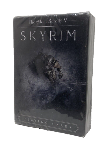 Official Bethesda The Elder Scrolls V: Skyrim Playing Cards BRAND NEW ...