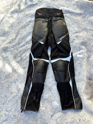 Fieldsheer Motorcycle Armour Pants Black W/ Removable Hip and Knee Pads ...