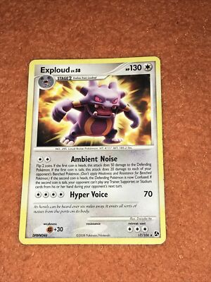 17/106 Exploud - RARE D&P Great Encounters 2008 Pokemon Card | eBay