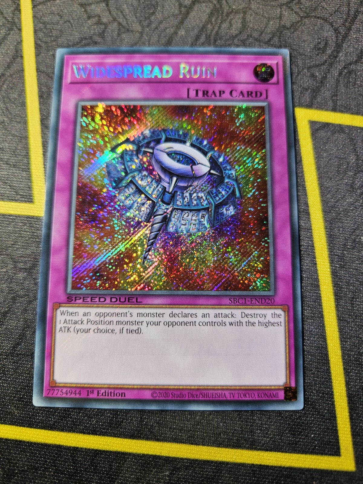 Widespread Ruin - SBC1-END20 - Secret Rare - 1st Edition - Yugioh | eBay UK