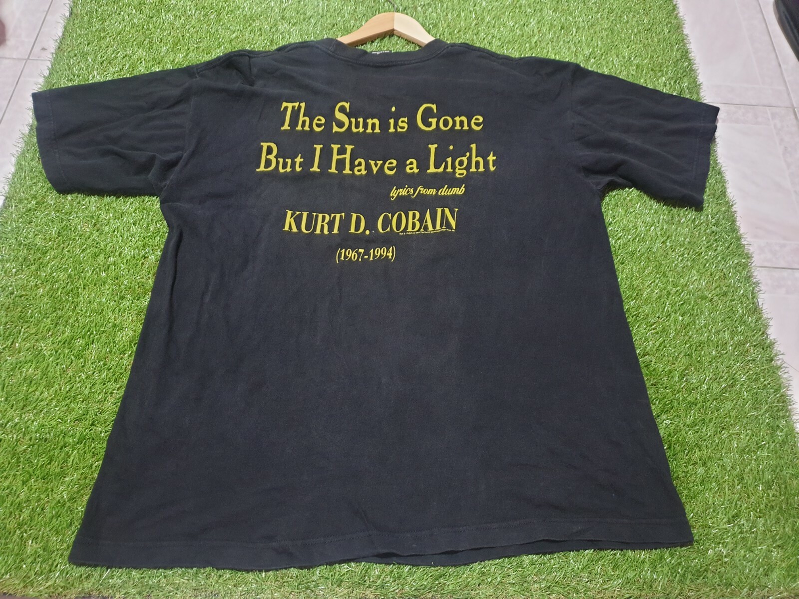 Rare Vintage Kurt Cobain Nirvana The Sun Is Gone But … - Gem