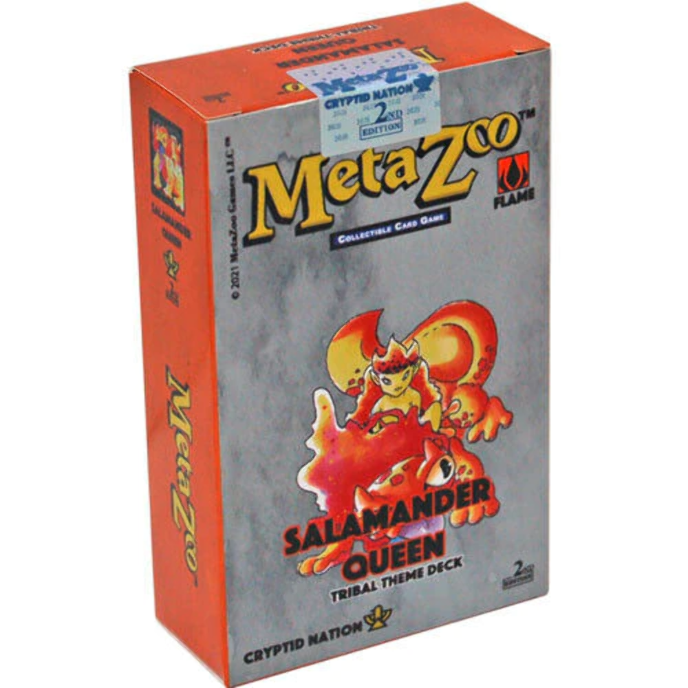 Metazoo TCG Cryptid Nation 2nd Edition Theme Deck Salamander Queen ...