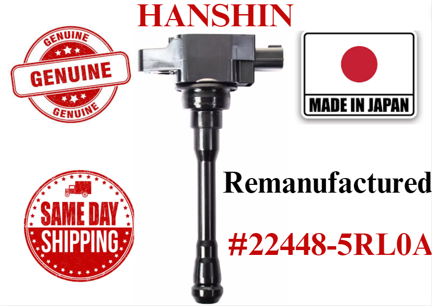 GENUINE Remanufactured Hanshin Ignition Coil For 2018-2021 Nissan Kicks ...