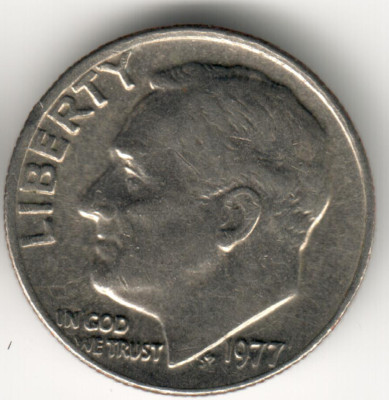 USA - 1977P - Dime - Roosevelt - No Mint Mark - #9950 | eBay