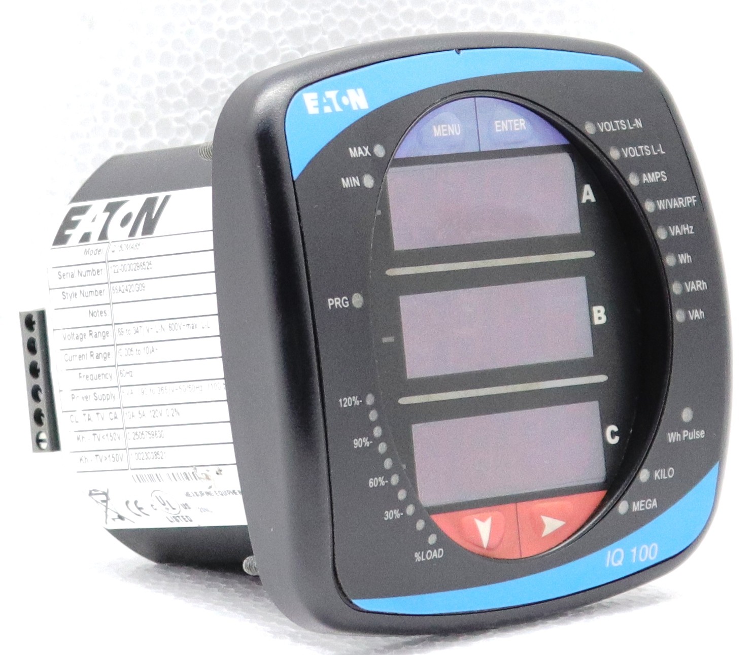 Eaton IQ150 Electronic Power Meter - IQ150MA6511 for sale online | eBay