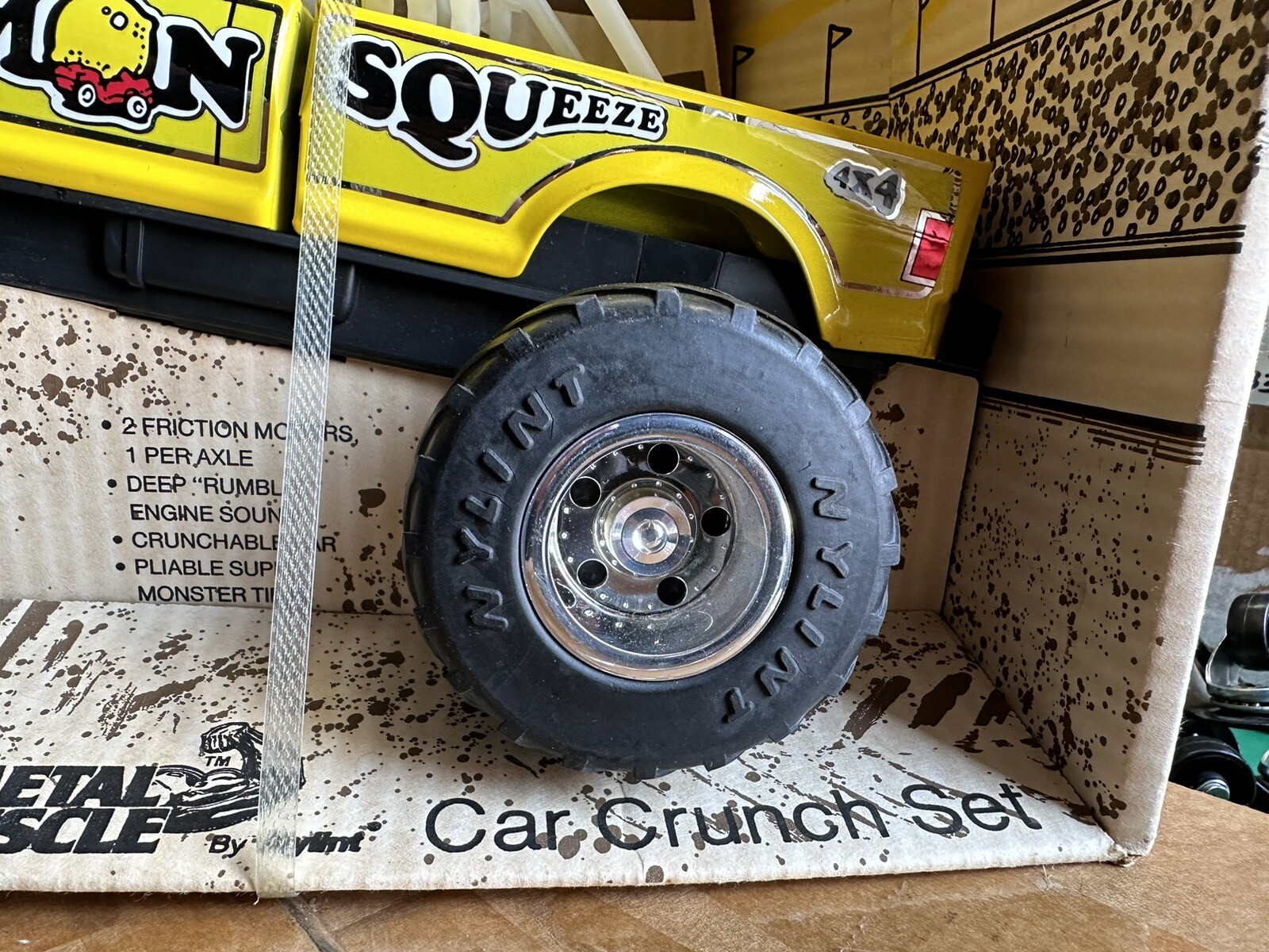 NEW Vintage Nylint Action Masters Lemon Squeeze Monster Truck Car ...