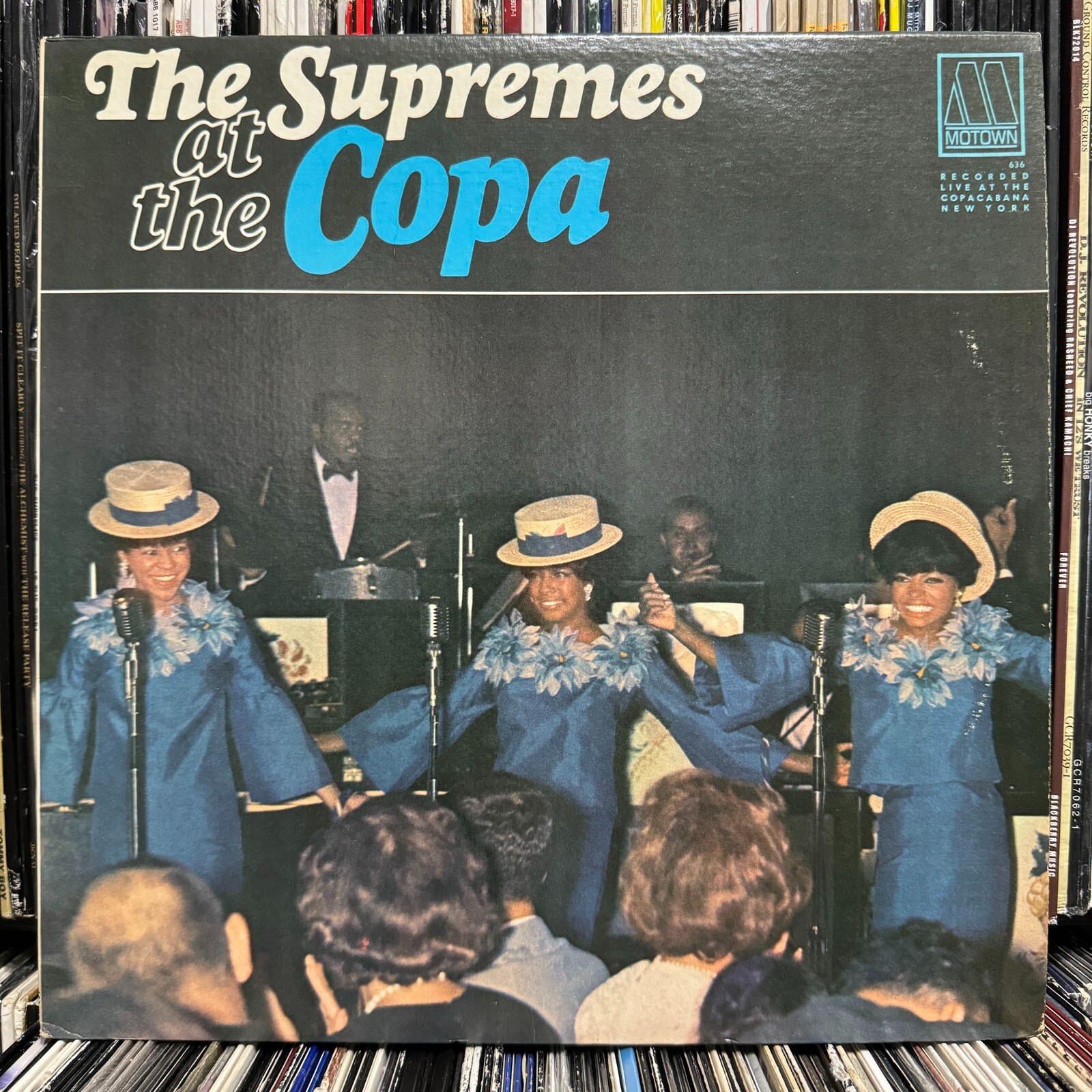THE SUPREMES AT THE COPA (VINYL LP) 1965!! RARE!! MOTOWN RECORDS 636 ...