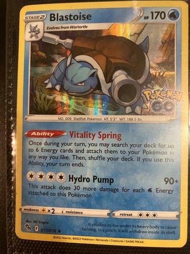 blastoise hp 170 stage 2 holo pokemon card | eBay