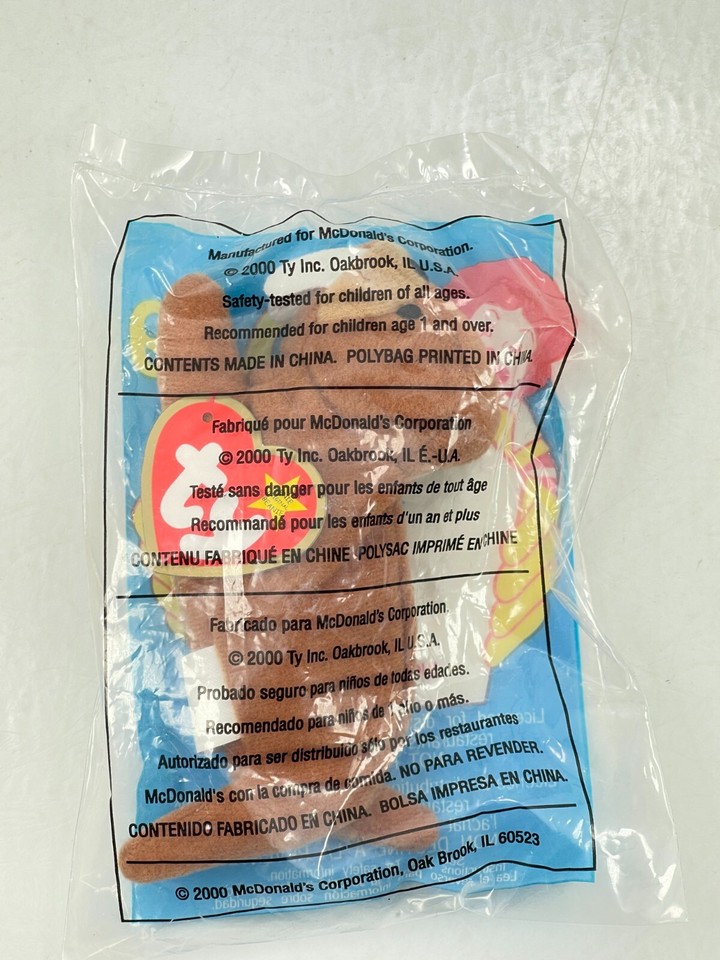 TY Beanie Baby Teenie Babies McDonalds 1999 No. 9 Tusk The Walrus ...