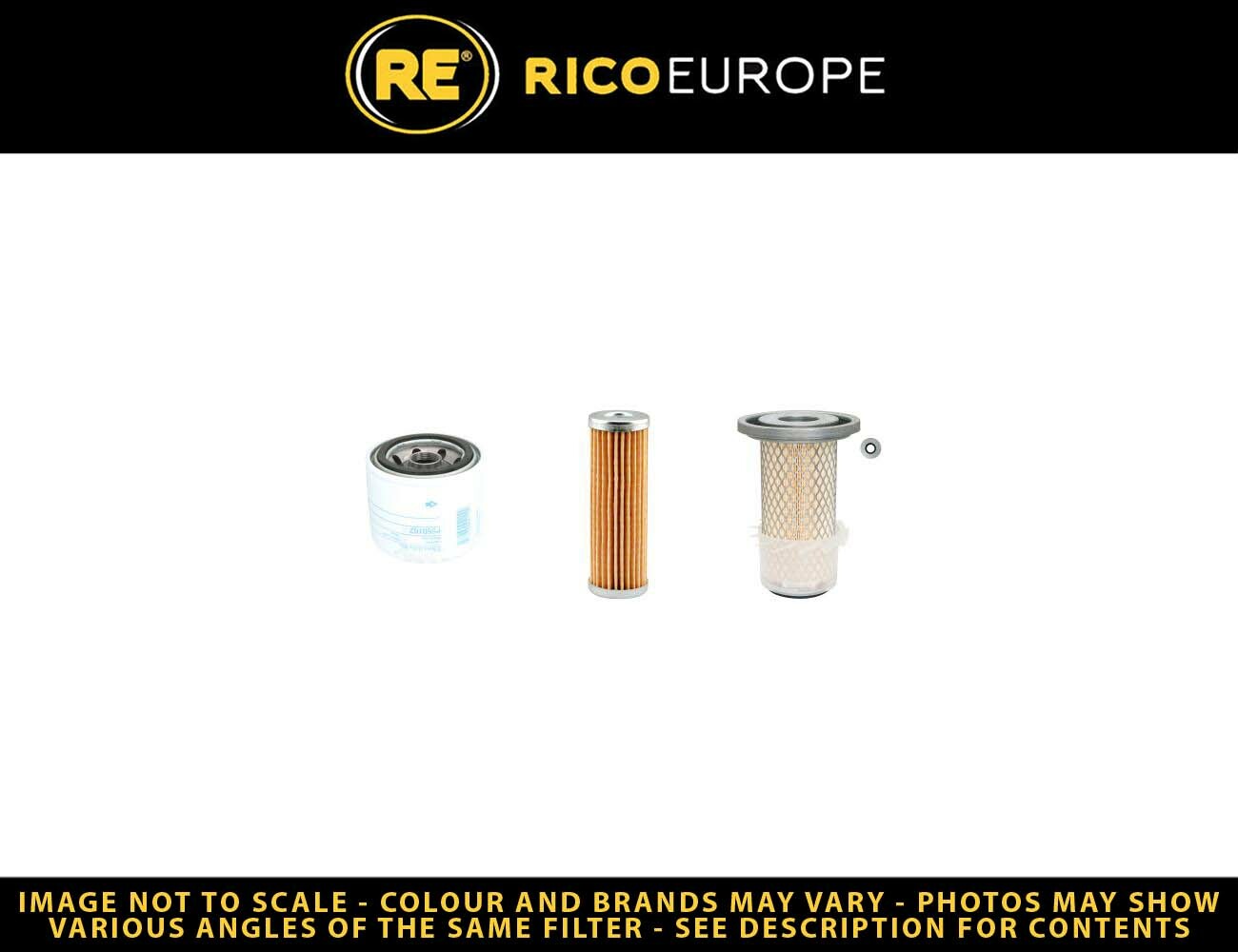 Filter Service Kit Fits Kubota KH007 Air Oil Fuel w/Kubota Z430-K1 Eng ...