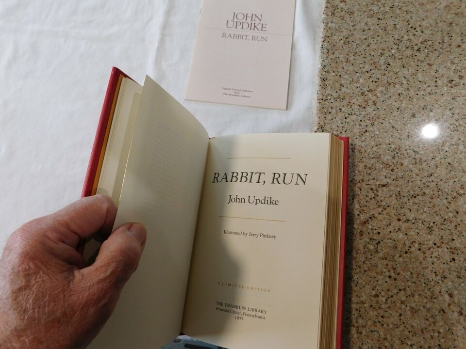 Rabbit, Run: By JOHN UPDIKE- SIGNED By Author: Franklin Library- 1977 ...