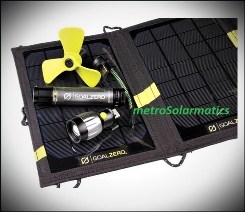 Goal Zero Switch 10 Power Bank Solar Kit and Nomad 7 Solar Panel | eBay