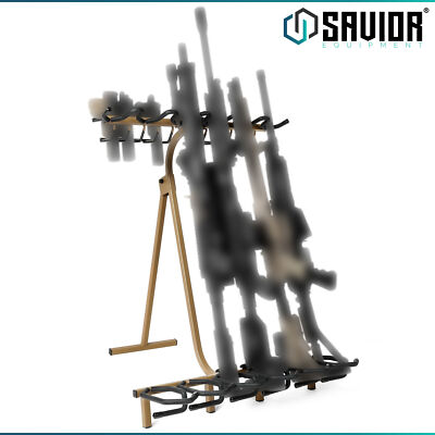 "SAVIOR" Holds 6 Rifle + 8 Pistol Portable Steel Firearm Gun Rack ...