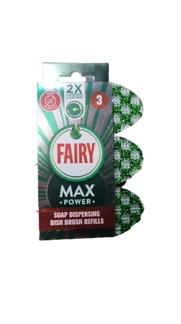 Fairy Max Power Soap Dish Brush And Refill | eBay UK