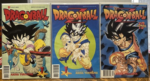 Dragon Ball #1 1st Print Dragon Ball Z #1 1998 1st Print Viz Select ...