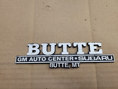 Butte Chevy GMC Buick Cadillac Montana MT Car Dealership Emblem Badge ...