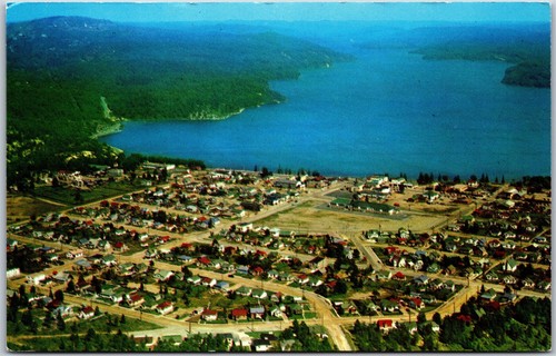 Postcard Wawa Ontario c1970s Aerial View Lake Algoma District | eBay