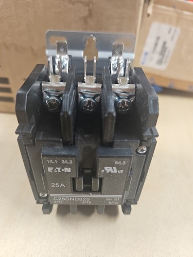 Eaton 3 Pole Definite Purpose Contactor (C25DND325A) 782116300501 | eBay