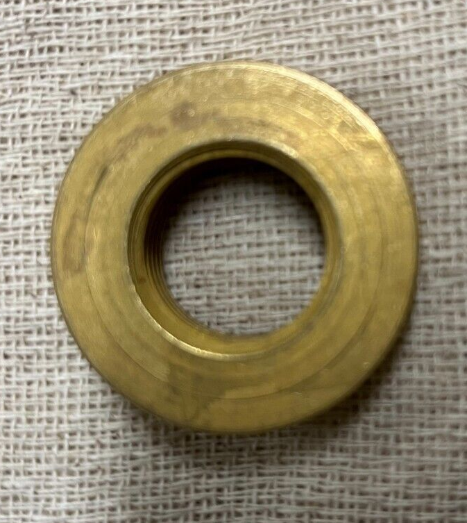 1/2" Flanged Back Nuts Brass BSP - 1/2" BSP - Pair | eBay UK