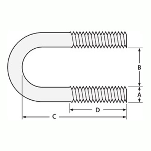 60-72 Chevy GMC C-10 / C-20 Truck Rear 10" U Bolts Kit - Coil Spring ...