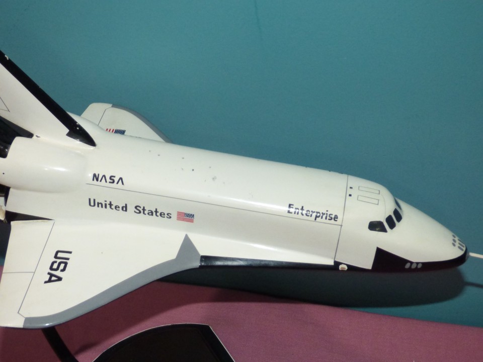 Vintage NASA Enterprise Space Shuttle Wooden TMC Model | eBay