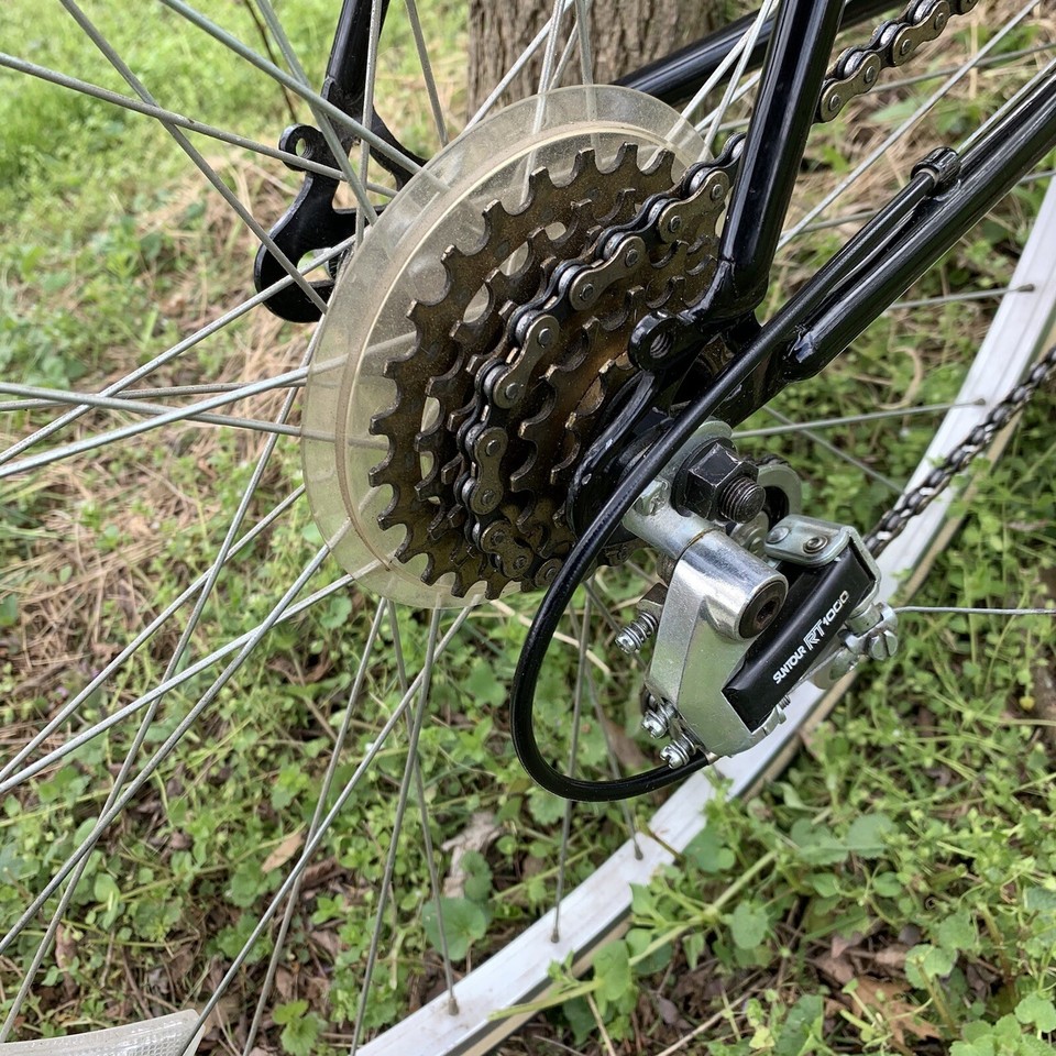 VINTAGE SPALDING Women's Blade Bicycle 1970's Black RARE Bike New tires ...