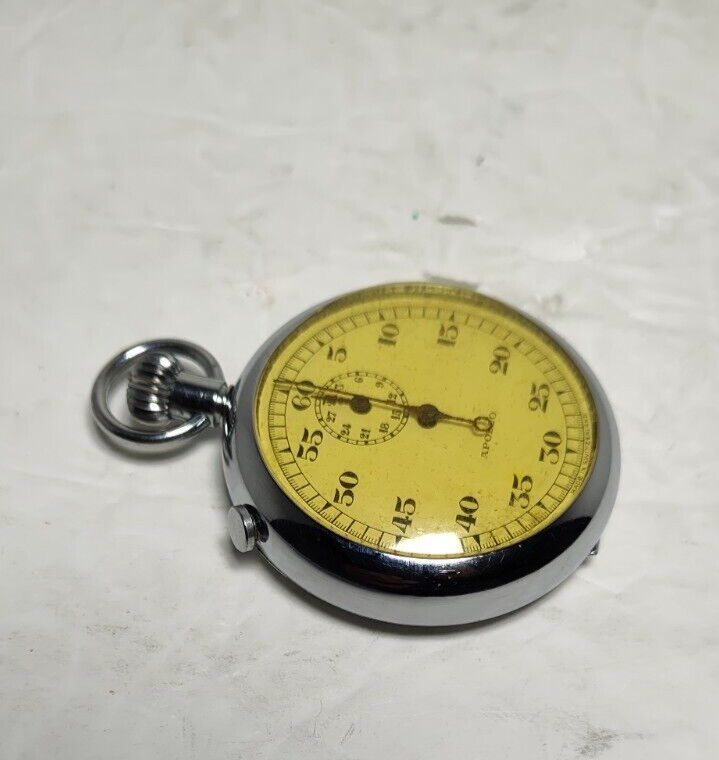 VINTAGE STOP WATCH made in switzerland POCKET STOP WATCH / NO WORK | eBay