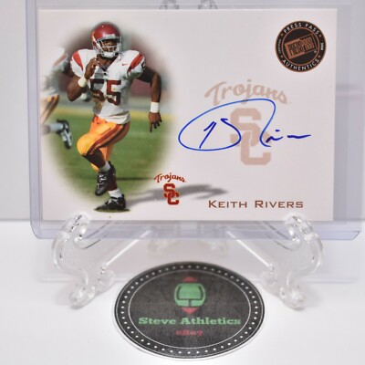 Keith Rivers Bengals USC 2008 Press Pass Authentics Auto RC Rookie Card ...