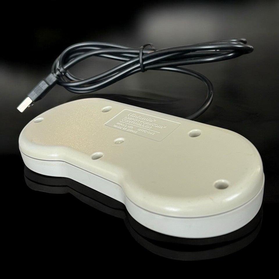 Classic USB Super Nintendo Controller Gray Super Famicom SNES SFC Wired ...