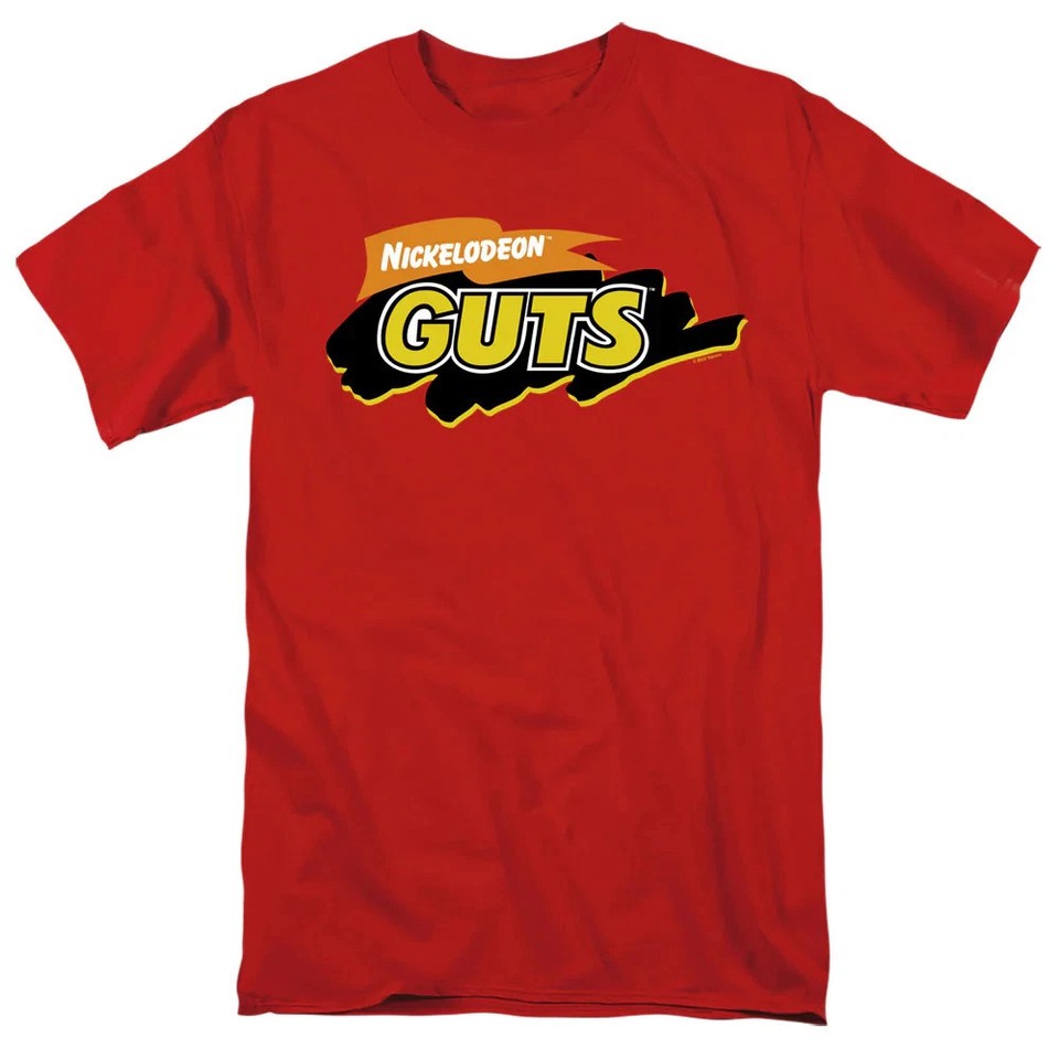 Nickelodeon Guts Guts Logo Mens T Shirt Red | eBay