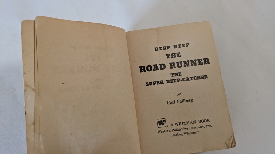 1973 big little book The roadrunner the super beep catcher | eBay