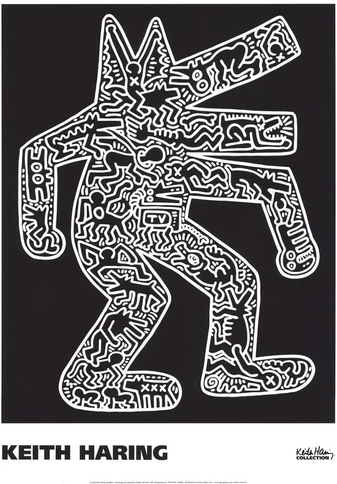 Keith Haring Dog Wallpaper