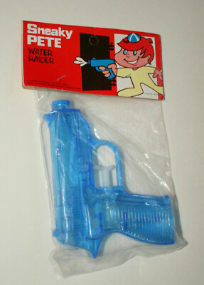 Sneaky Pete Dime Store Toy Plastic Water Raider gun 1970s NOS New Hong ...