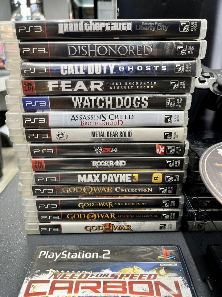 Sony PlayStation 3 PS3 Fat CECHG01 40GB Console Bundle W/ Controller ...