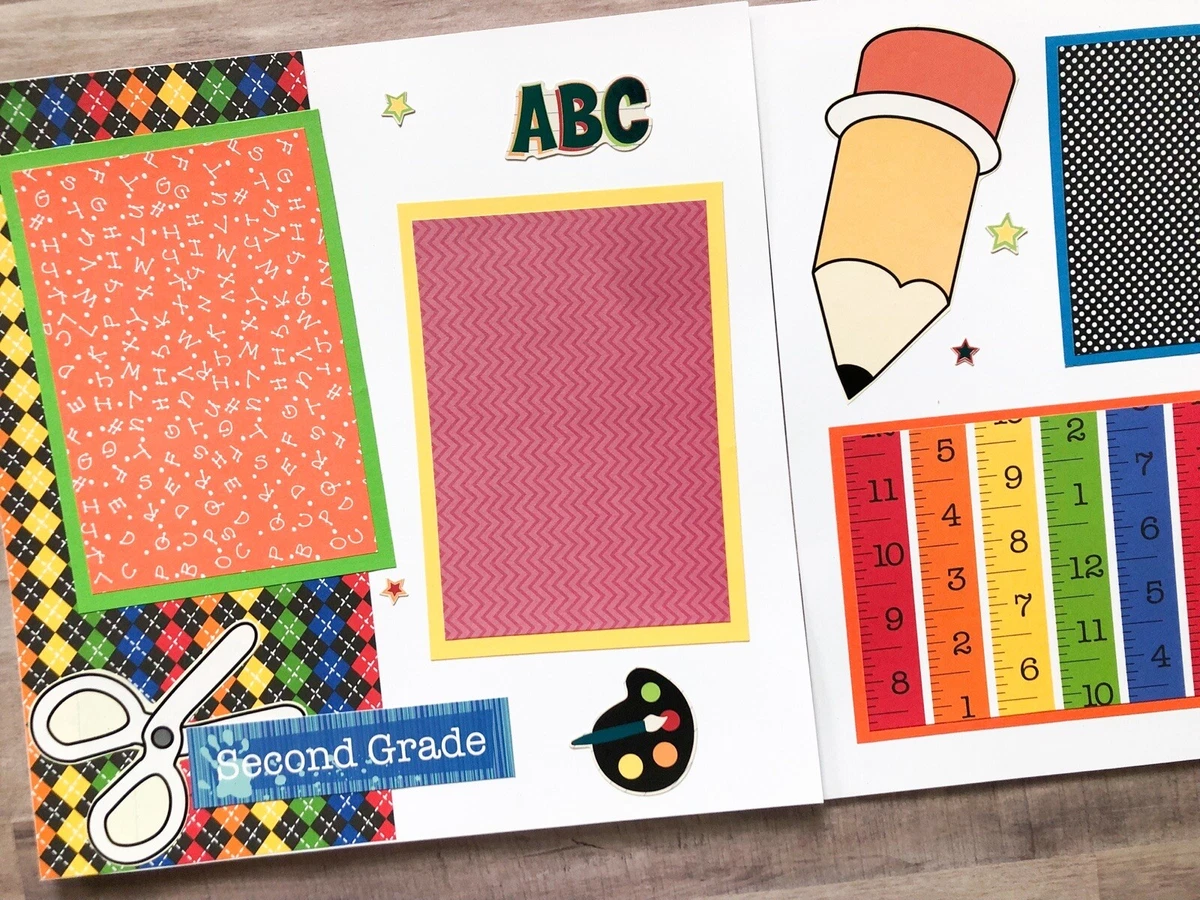 School Scrapbook Template