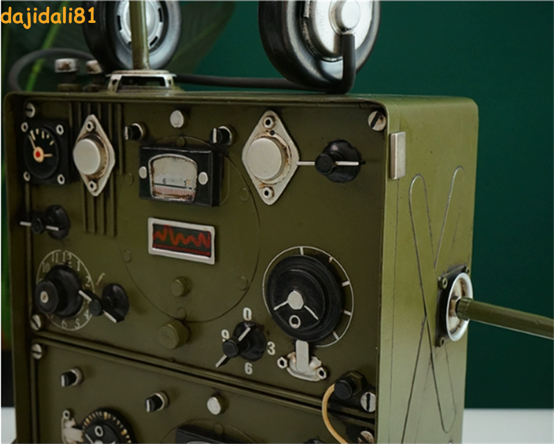 Vintage Simulation Telegraph Machine Radio Transmitter Display Model ...