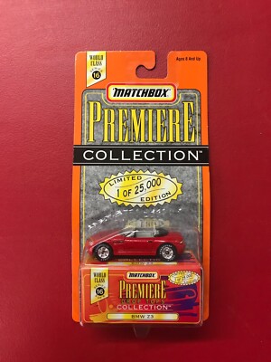 Matchbox 1997 Premiere Drop Tops Collection BMW Z3 World Class Series ...