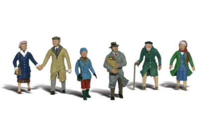 Woodland Scenics ~ HO Scale People ~ Couples In Coats ~ A1900 | eBay