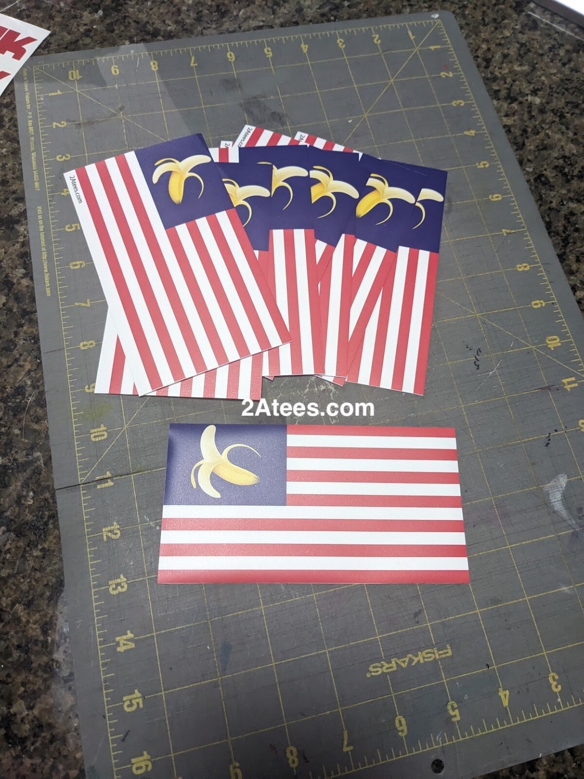 Banana Republic flag decal Democrat/Republican Biden/Trump | eBay