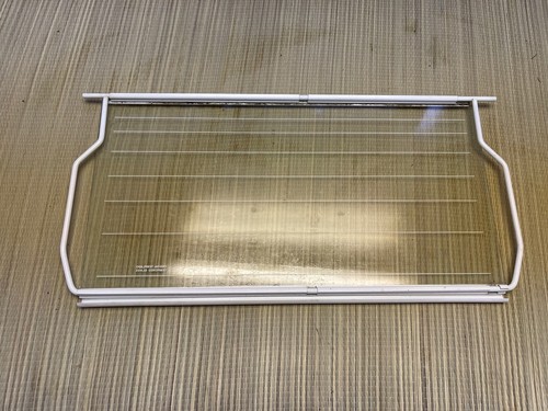 Whirlpool GE Freezer Tempered Glass Shelf w/Metal Frame 24.5" X 12.5 ...