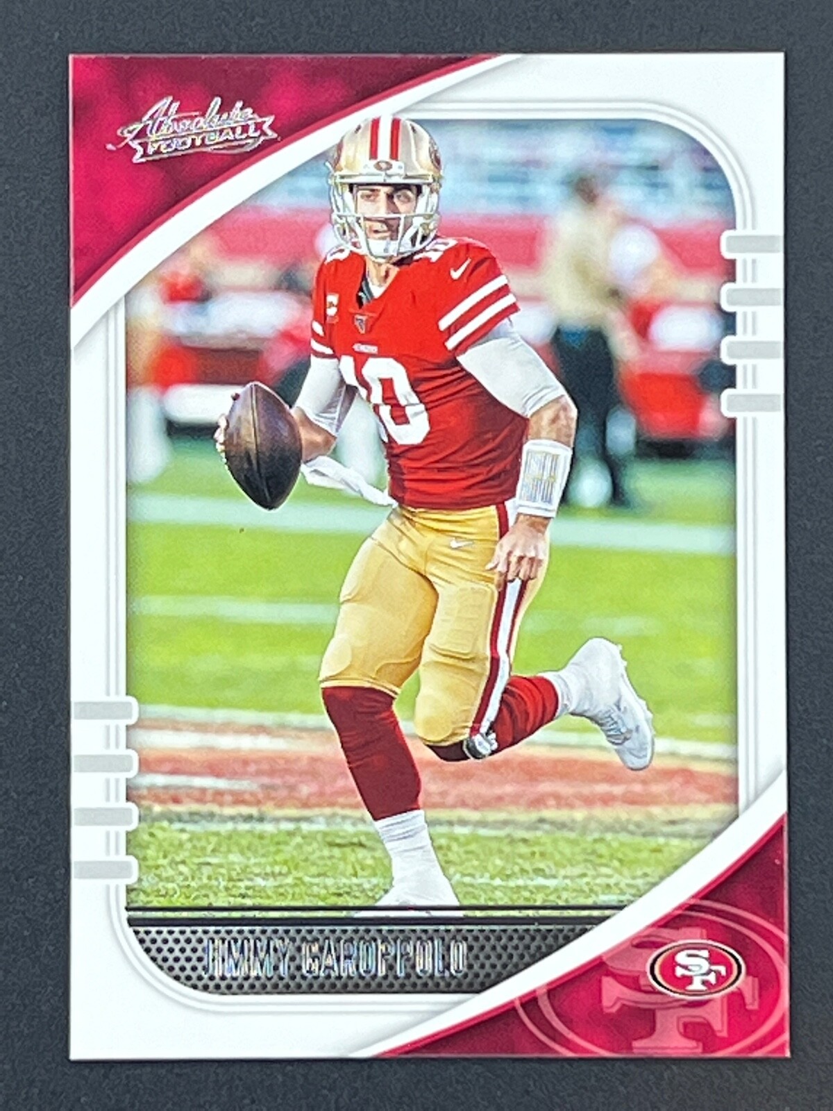 JIMMY GAROPPOLO 2020 Panini Absolute Football #96 San Francisco 49ers ...
