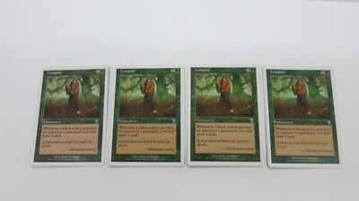 4 COMPOST ENCHANTMENT CORE SET 7TH EDITION MAGIC THE GATHERING MTG NM ...