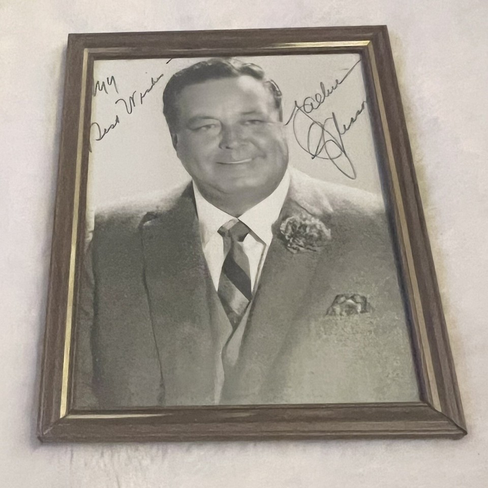 Jackie Gleason RARE Hand Signed Autograph Signature Glossy Photo ...