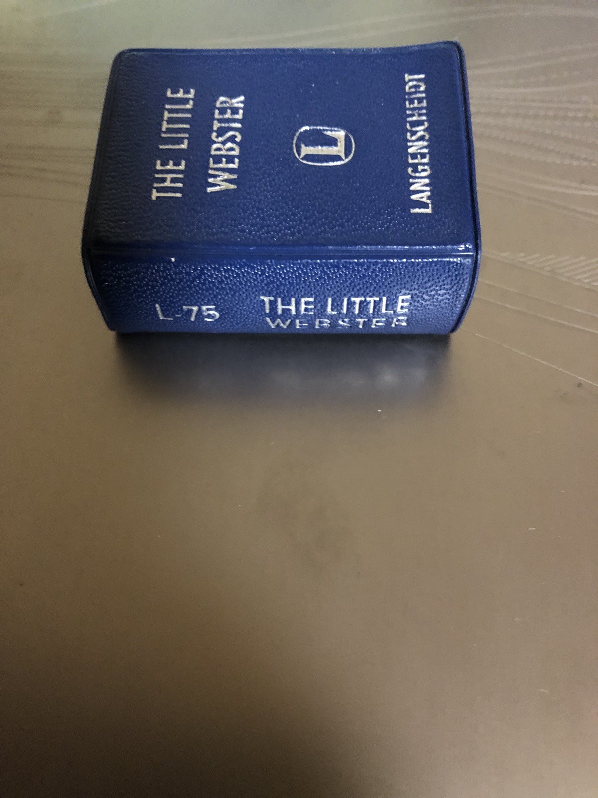 1957 THE LITTLE WEBSTER A LILLIPUT DICTIONARY LANGENSCHEIDT L-75 BARNS ...