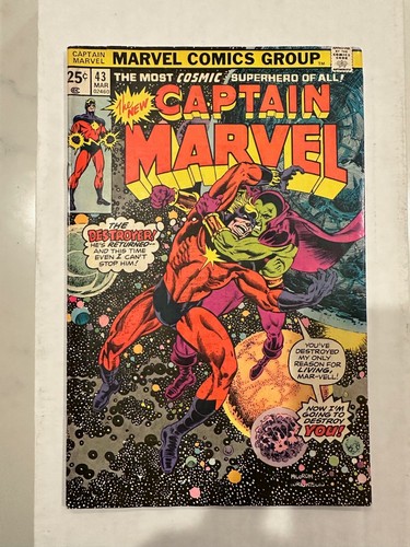 Captain Marvel #43 Comic Book | eBay