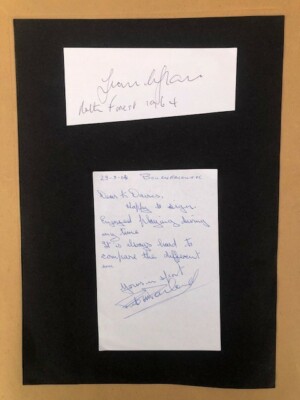 Signed paper by FRANK WIGNALL the NOTTINGHAM FOREST Footballer. | eBay UK